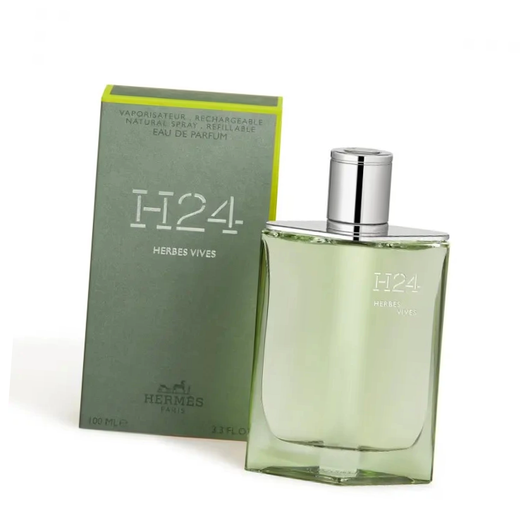 Мужская вода парфюмерная Гермес Н24 100 мл / Hermes H24 Herbes Vives Живые Травы