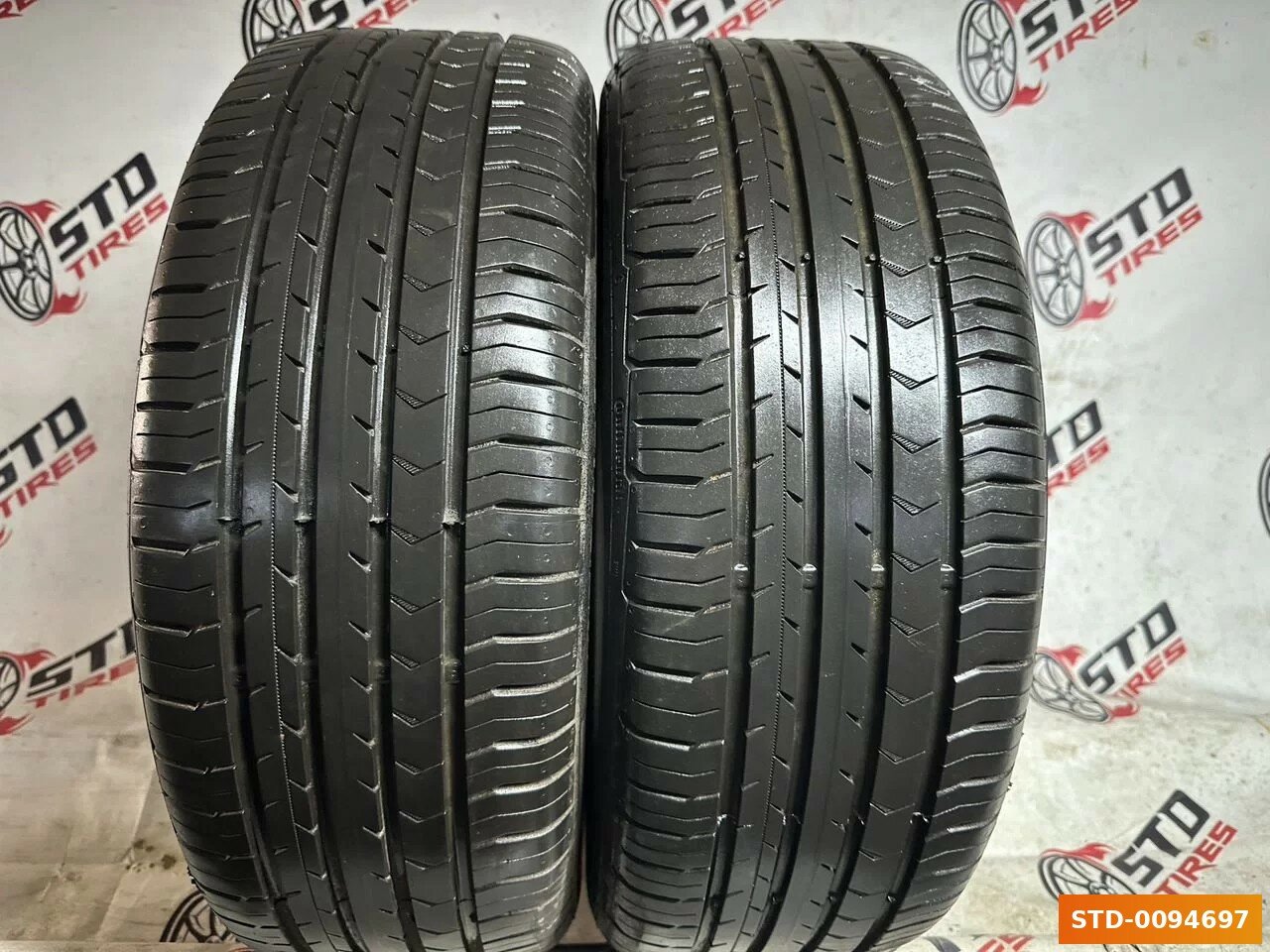 Комплект (2 шт) летних БУ шин Continental ContiPremiumContact 5 205/55 R17 10% износ 8279155407