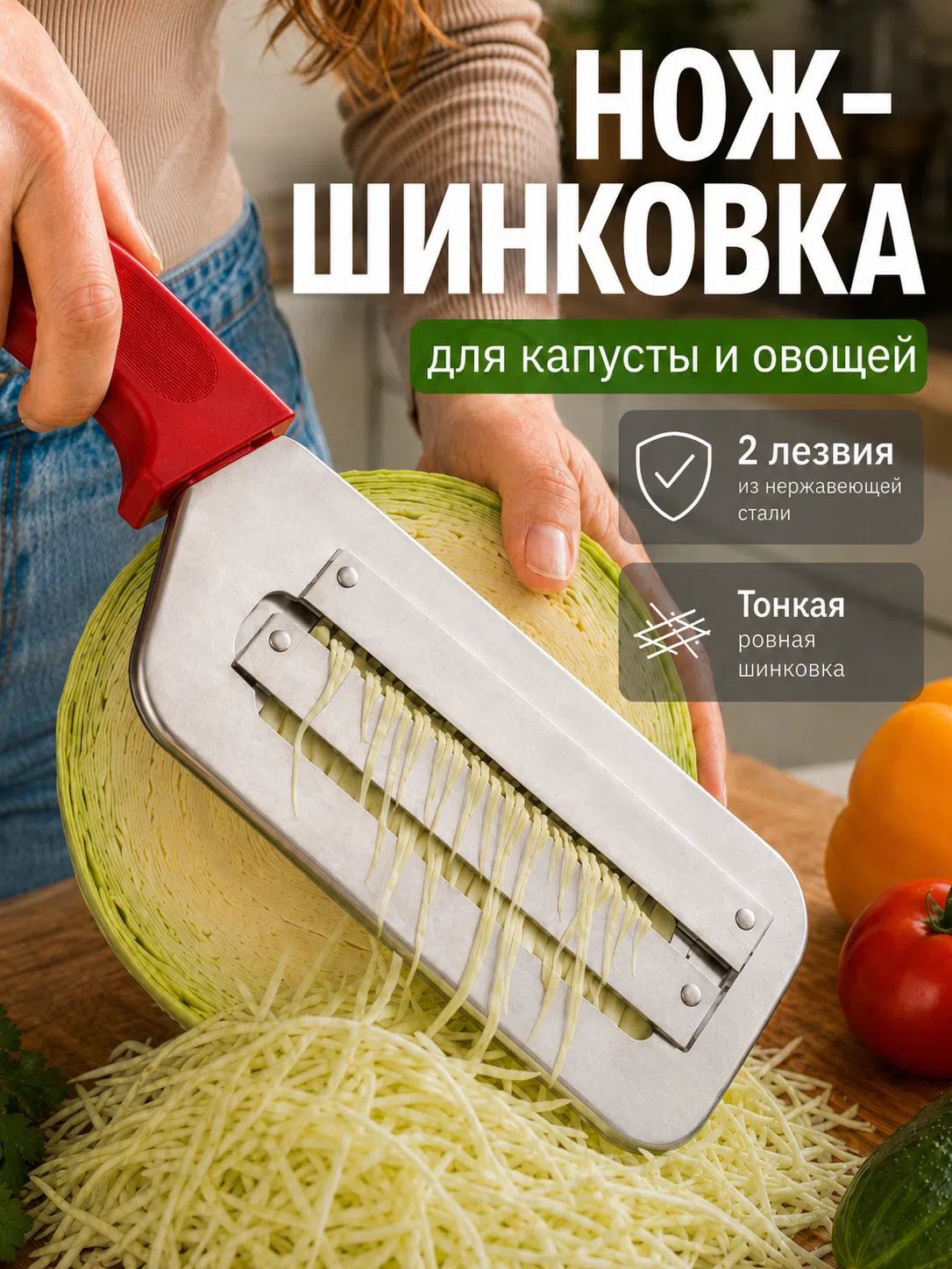 Шинковка, нож для капусты