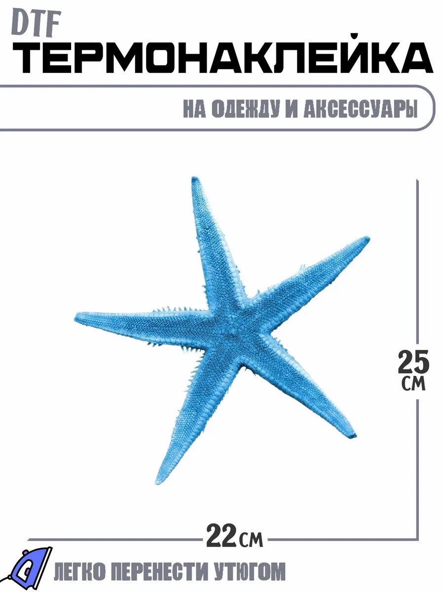 Термонаклейка морская звезда