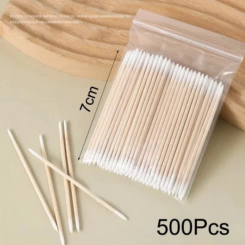 Деревянные палочки для маникюра 500Pcs-A