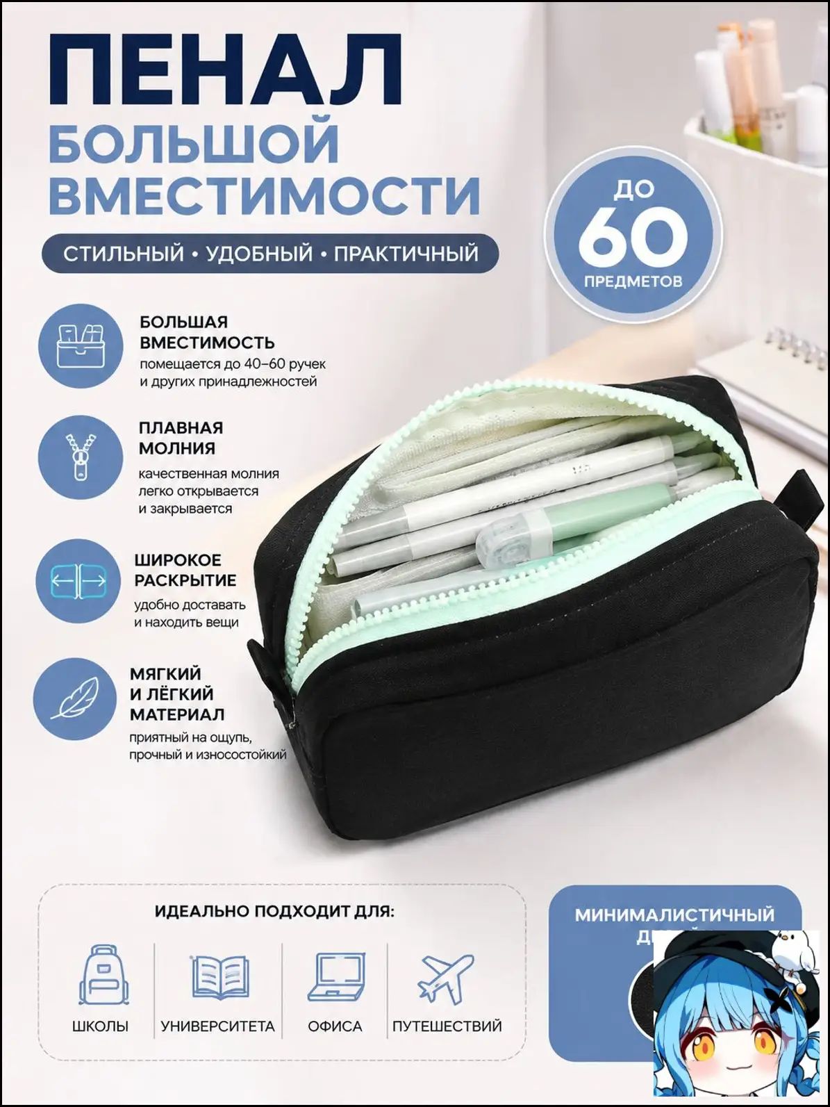 Случайный карандаш MYZH2D22/1163M для взрослых, черный цвет, стандартная форма корпуса, практичный инструмент для рисова