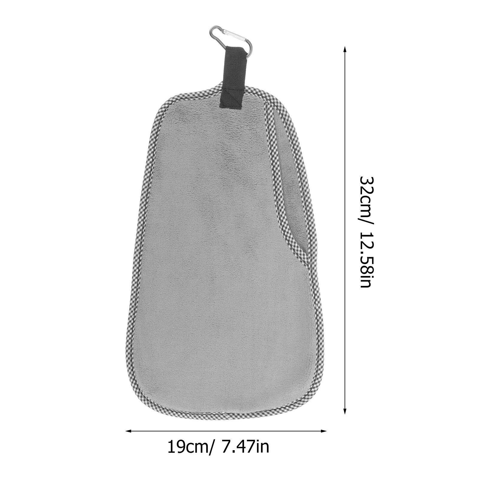 Полотенце Для Ловли Рыбы С Клипсой Двухслойное Размер 32.00X19.00X0.50Cm