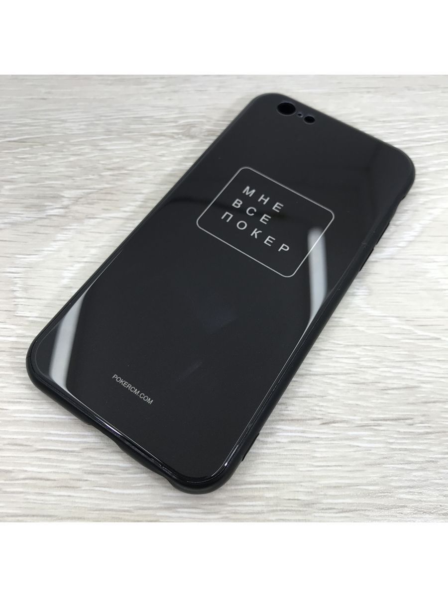 Чехол MF для iPhone 6 Накладка силиконовая с зеркальным покрытием и рисунком