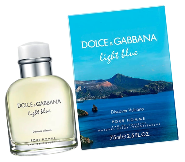 Туалетная вода для мужчин Light Blue Discover Vulcano Pour Homme 75 мл - Дольче Габбана