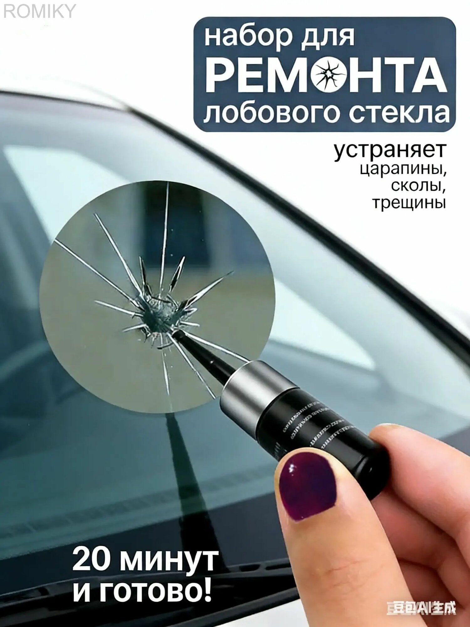 Клей автомобильный Гель, 2 мл, 1 шт.