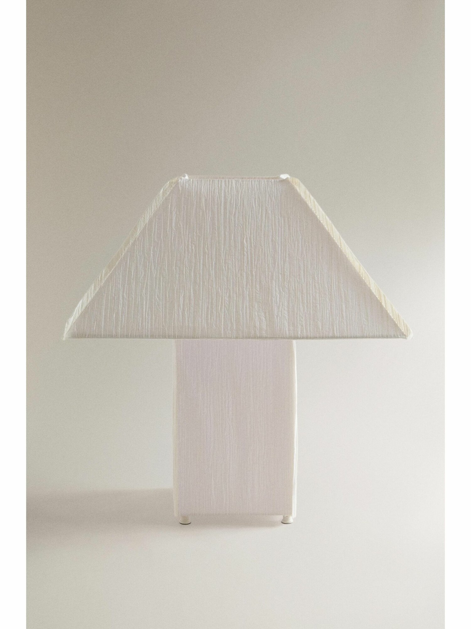 Настольный светильник Zara PAPER TABLE LAMP, кремовый