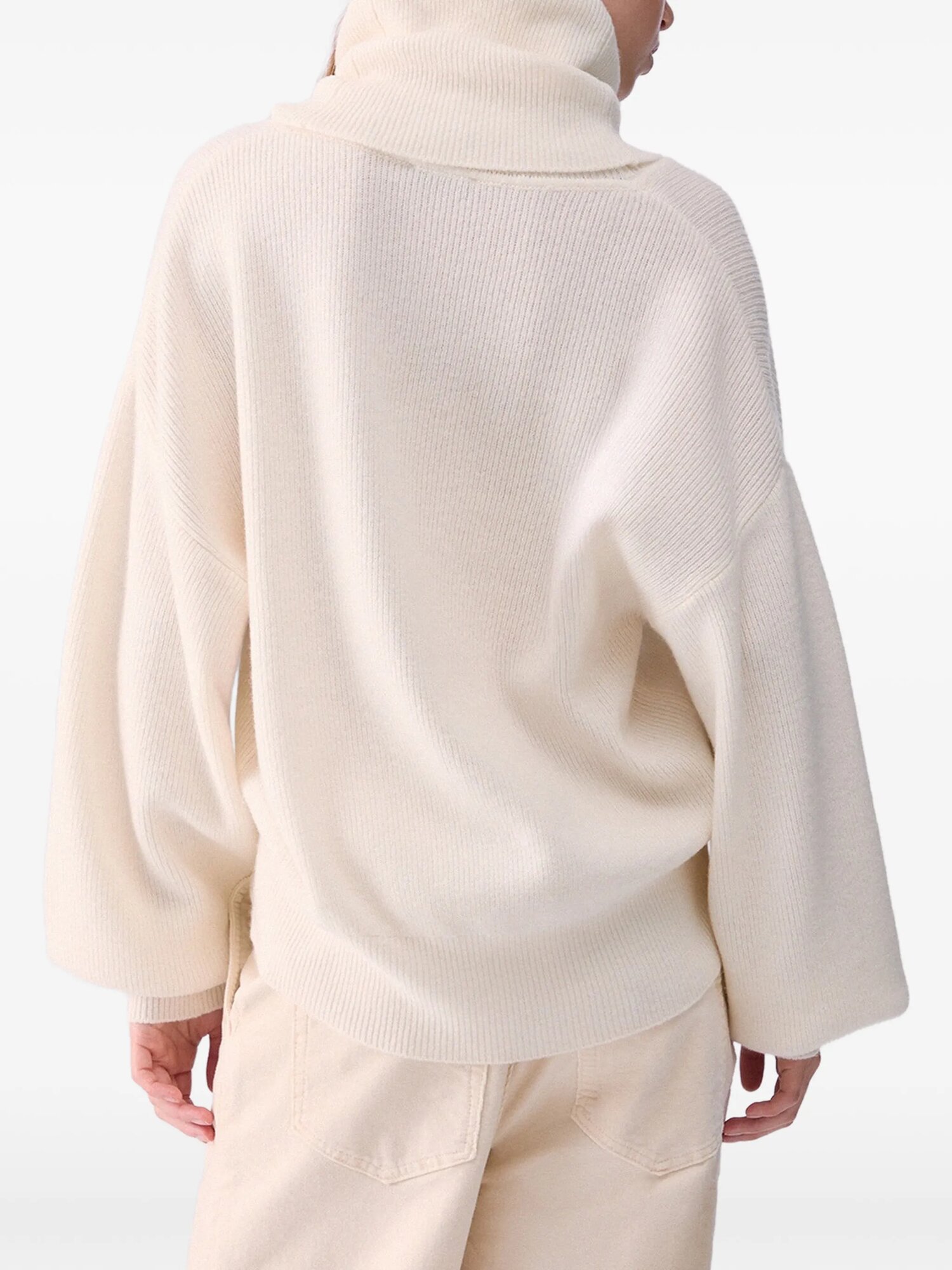 Свитер LIU JO Turtleneck in pure wool, размер 36, , white — фото 1