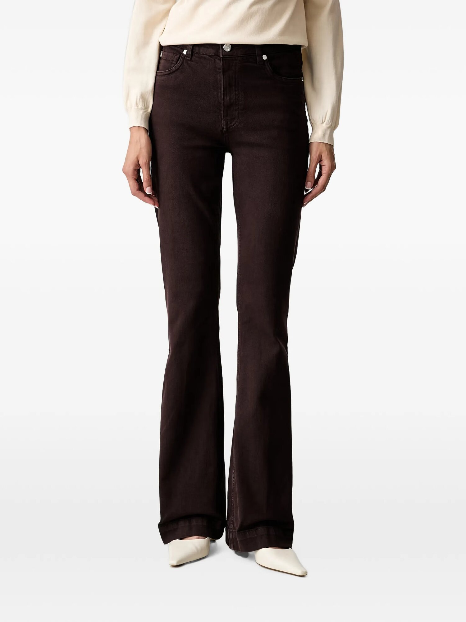 Джинсы Silvian Heach High-waisted bootcut jeans