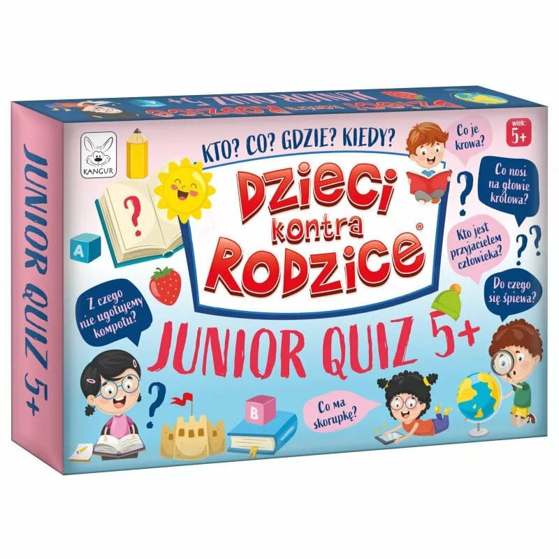 Настольная игра "Дети против родителей" Junior Quiz, для детей от 5 лет