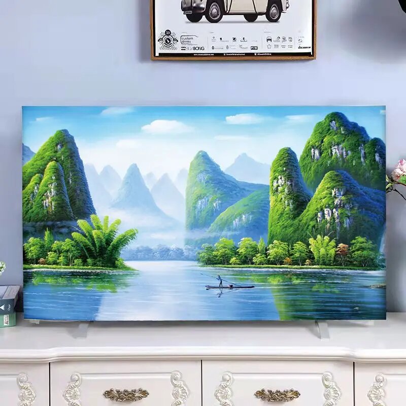 Пылезащитный чехол для телевизора из полиэстера 114x69cm, S