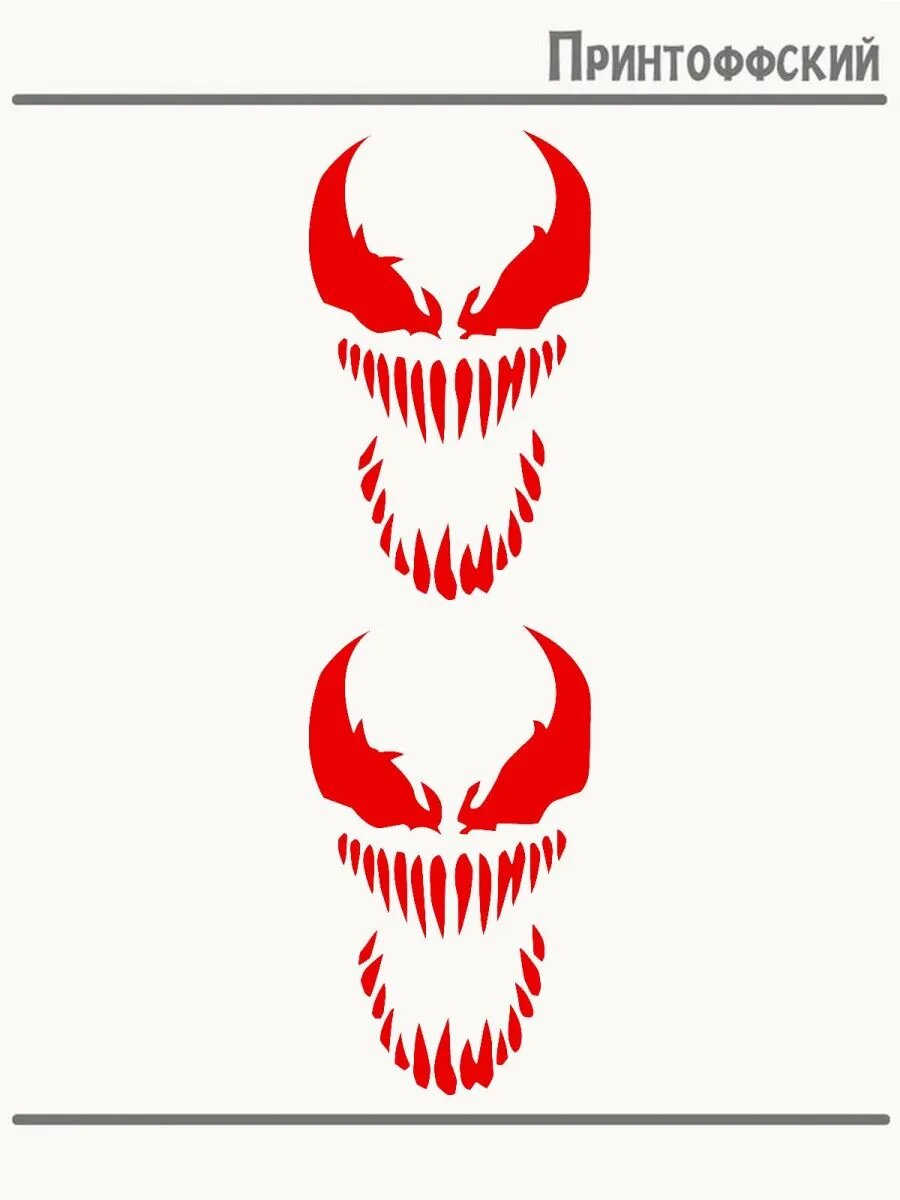 Термонаклейка venom веном