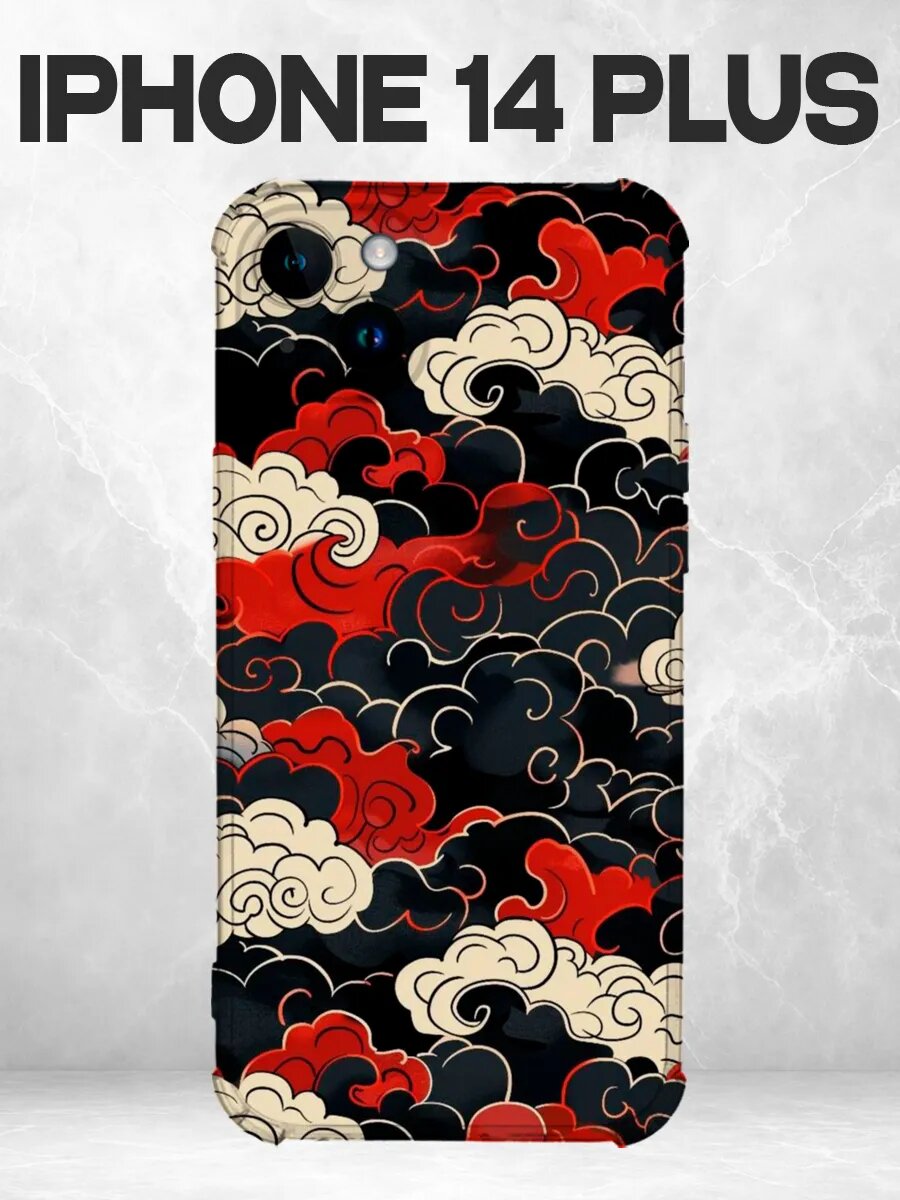 Чехол на iPhone 14 Plus японские облака они