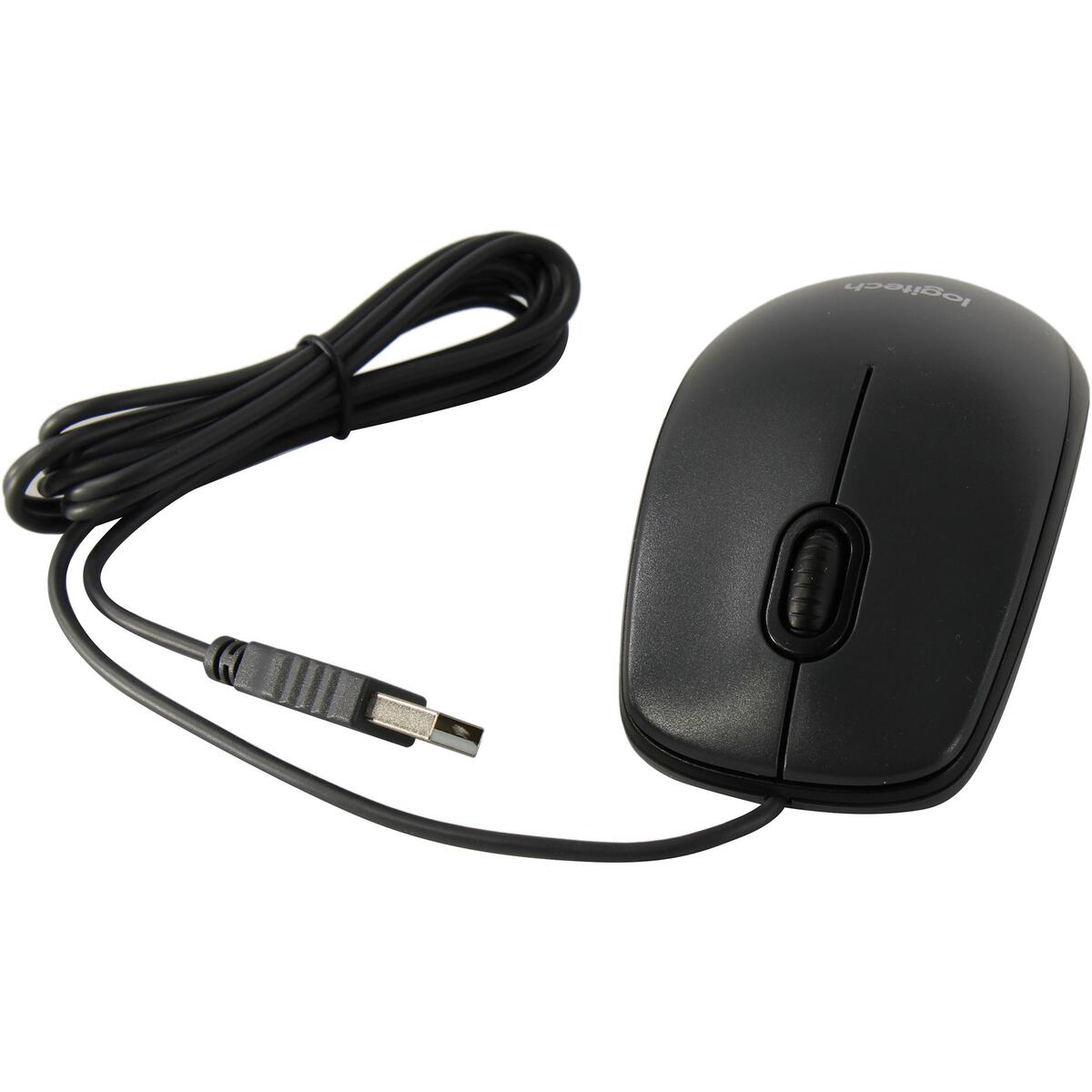 Logitech Mouse M90 Dark Grey 910-001793 (RTL) USB 3btn+Roll — фото 1