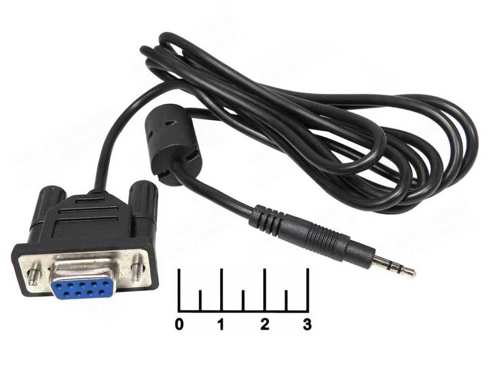 Шнур AUD 2.5 стерео-D-SUB гнездо 9pin (фильтр) 1.5м