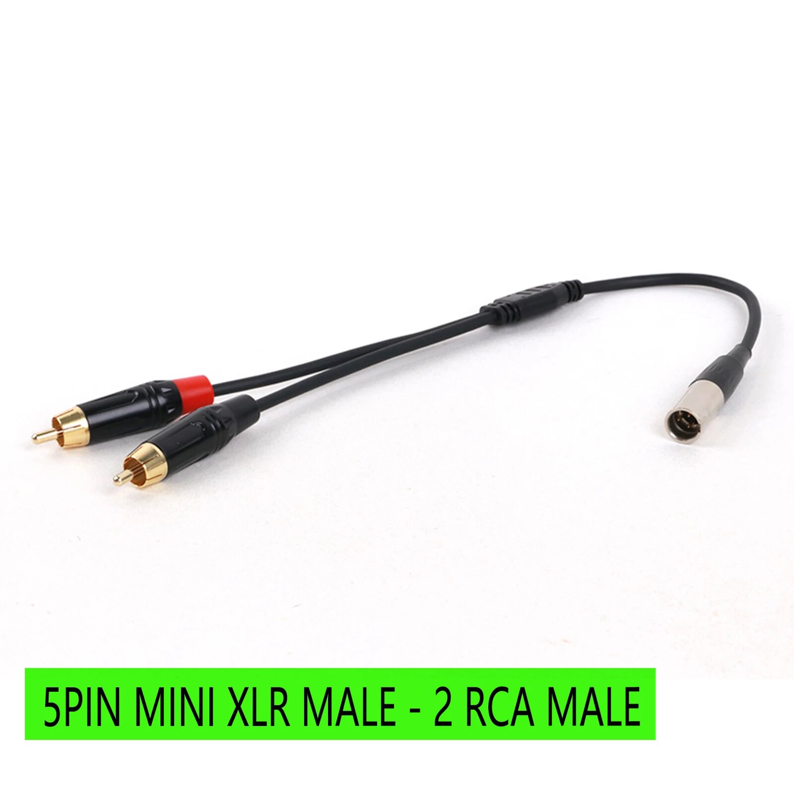 GuerGuo Мини XLR на 2 RCA кабель