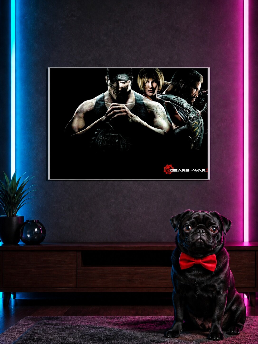 Постер Gears of War Хроники — эффектная игровая сцена A3