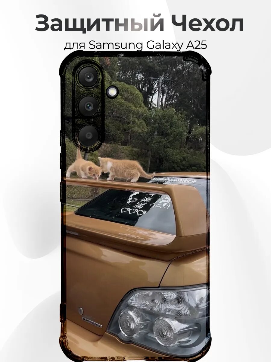Samsung A25 Subaru Impreza STI с котятами