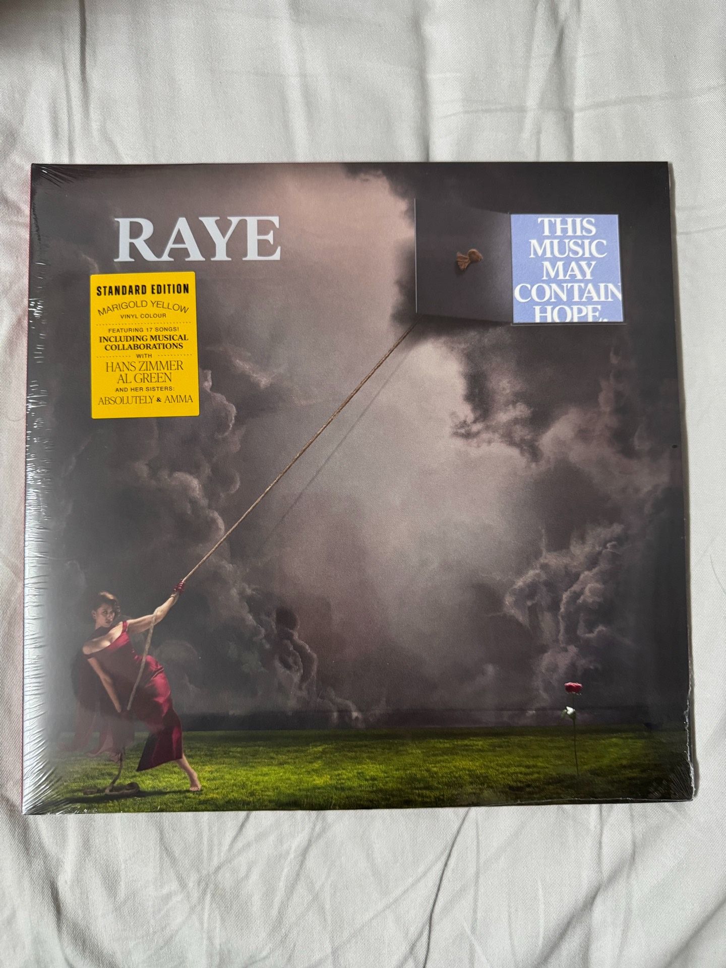 Виниловая пластинка raye this music may contain hope limited edition yellow glue