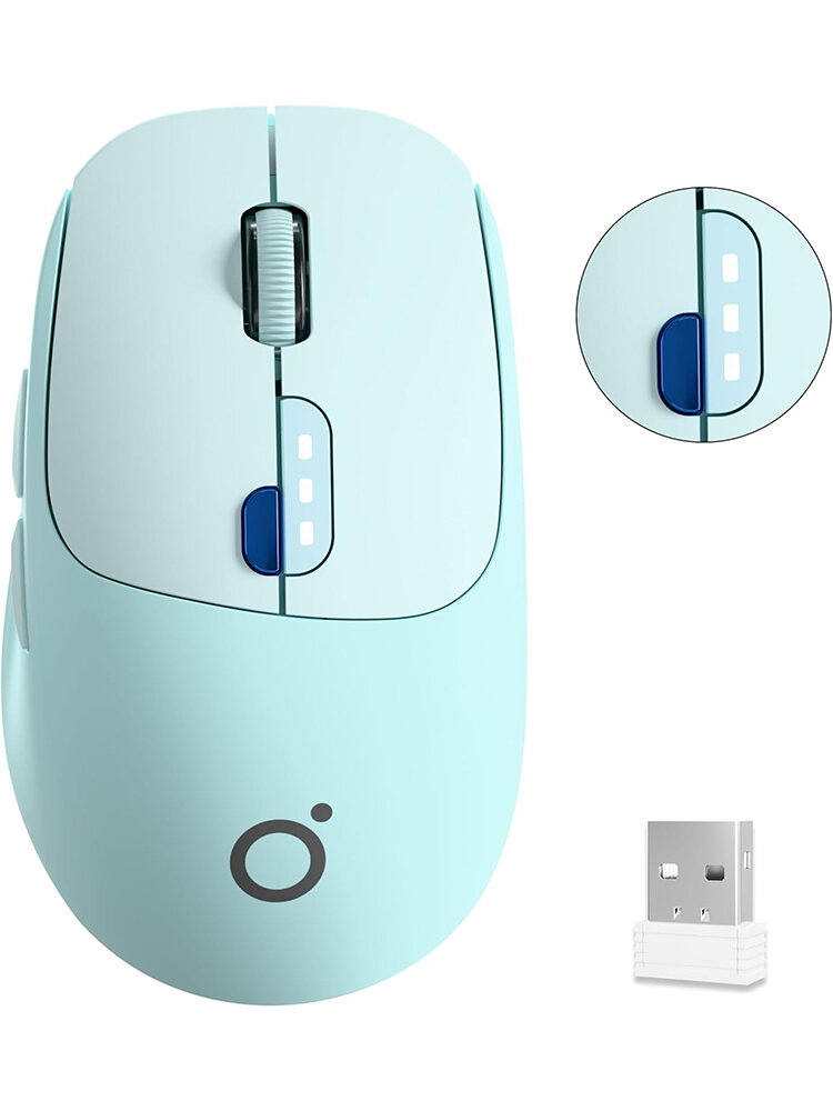 EWEADN Игровая мышь беспроводная office mouse, светло-синий