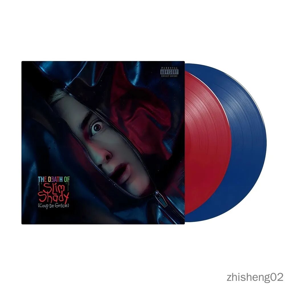 Виниловая пластинка Eminem - The Death Of Slim Shady (Coup De Grace) 2 x Vinyl, LP, Red Opaque / Blue Opaque-z