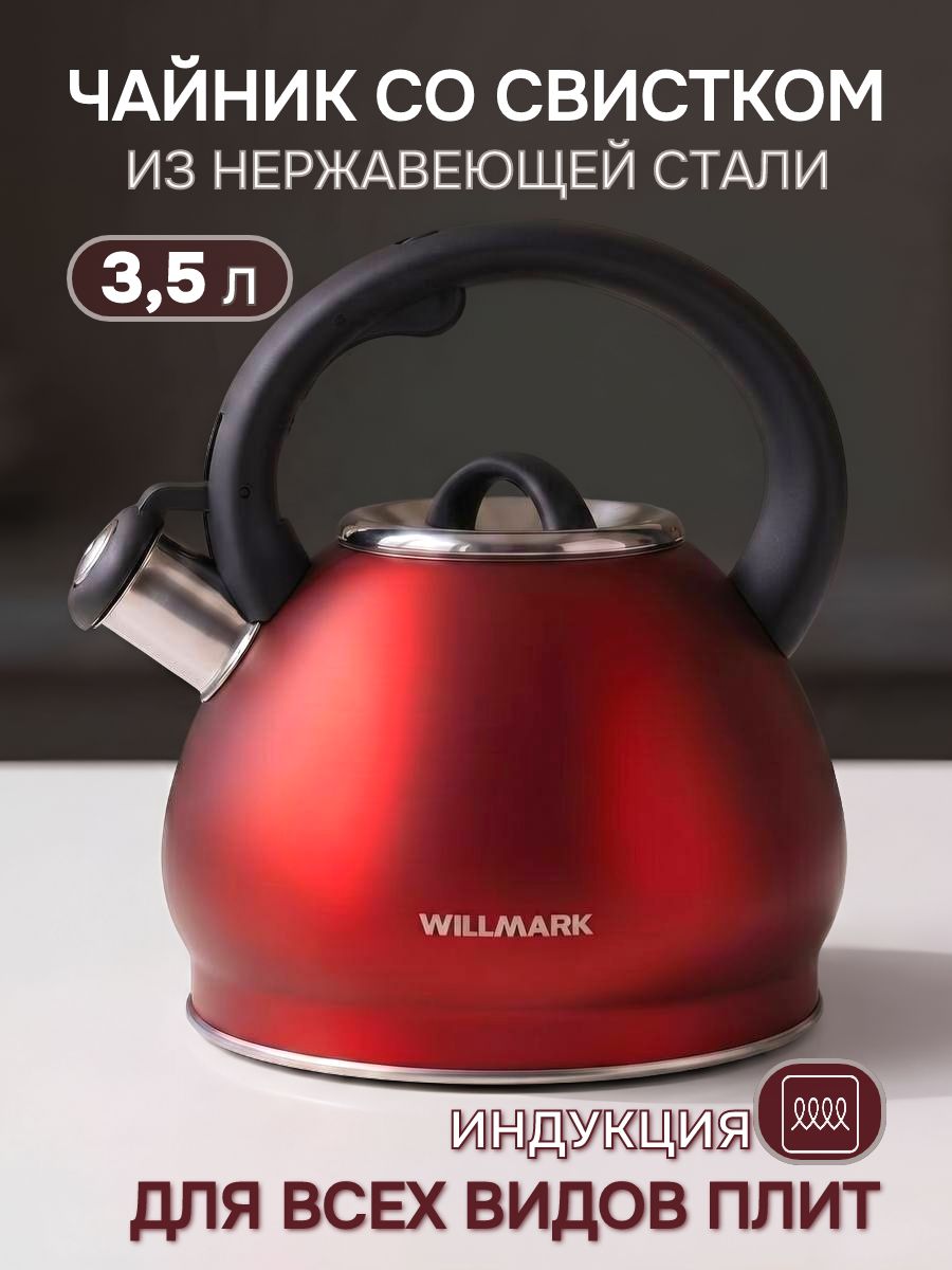Чайник из нержавеющей стали WILLMARK WTK-4221SS 3,5л