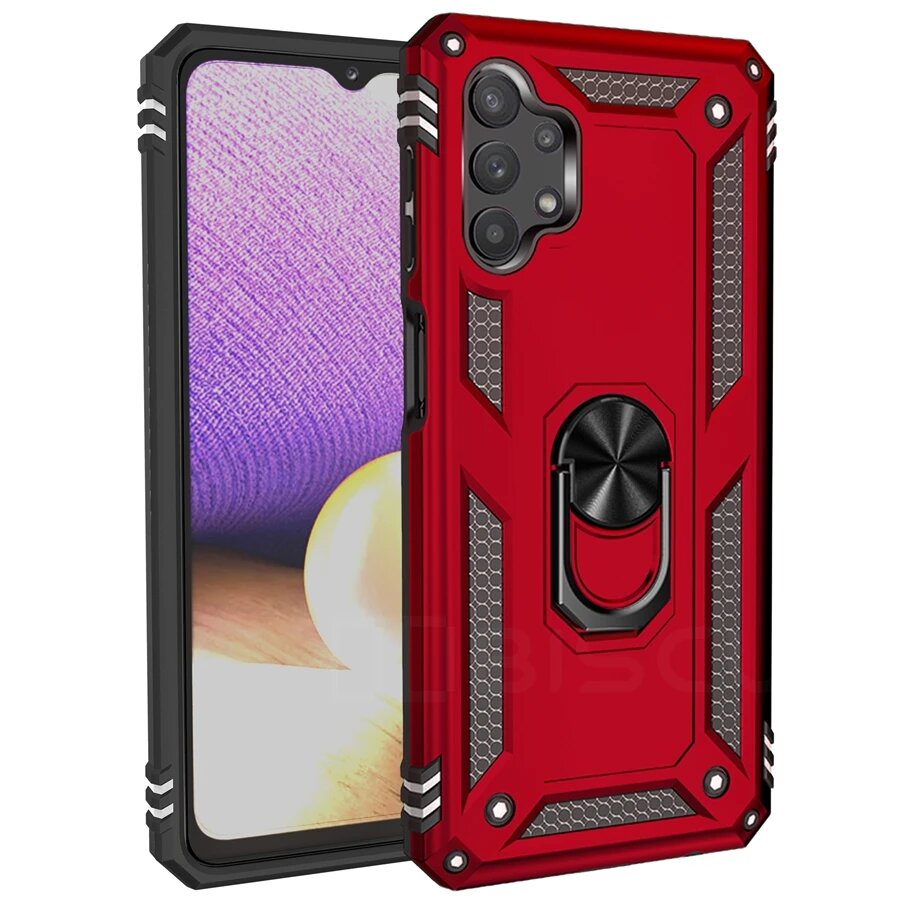 Противоударный чехол-бампер Armor для Samsung Galaxy A12 A32 A42 A52 Красный, Red, For Galaxy M31