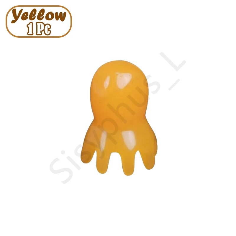 Желтый массажер "осьминог" Yellow 1 pc
