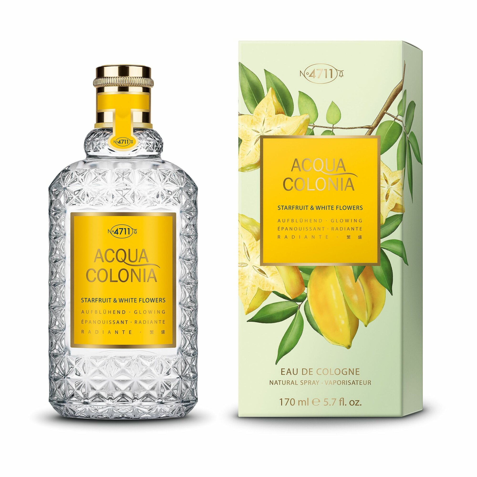 MAURER & WIRTZ 4711 ACQUA COLONIA STARFRUIT & WHITE FLOWERS Одеколон 170мл