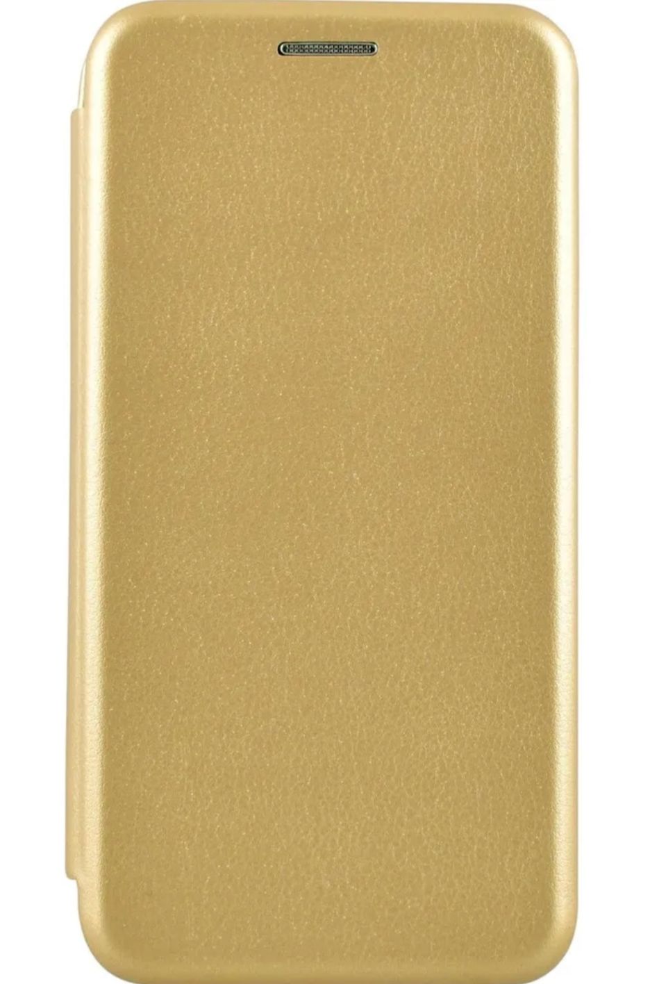 Чехол книжка для Xiaomi Redmi 6 Pro золотая, карман для карт, защитная / Чехол-книжка на Ксяоми Редми 6 Про золотой, картхолдер