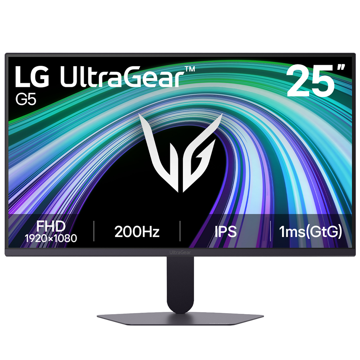 Монитор 24.4" LG 25G523B-B Black (IPS, 1920x1080, 200Hz, 1 ms, 178°/178°, 300 cd/m, 1000:1, +2xHDMI 2.0 ,+ DP 1.4 )