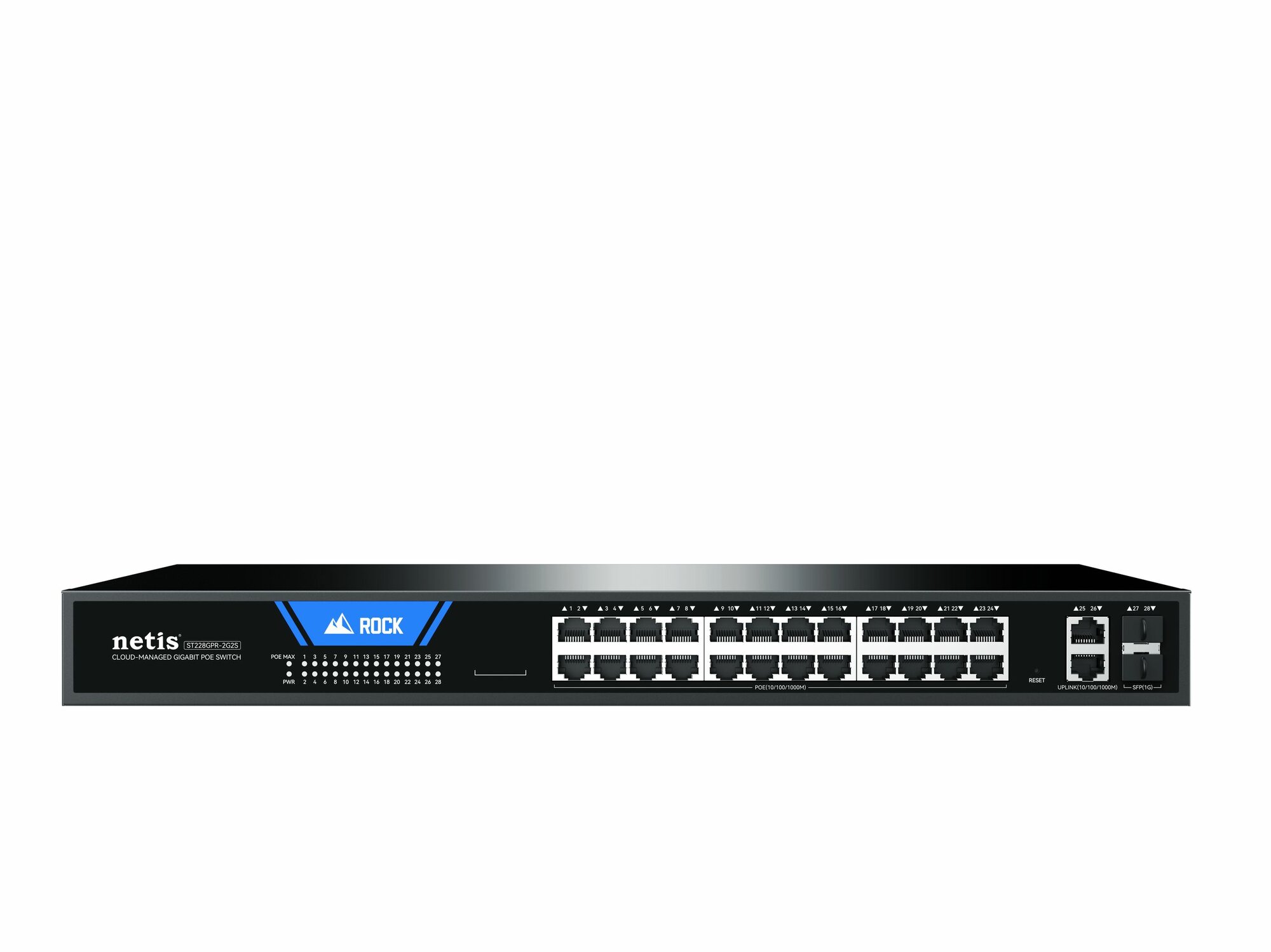 Коммутатор Netis ST228GPR-2G2S настраиваемый с поддержкой PoE