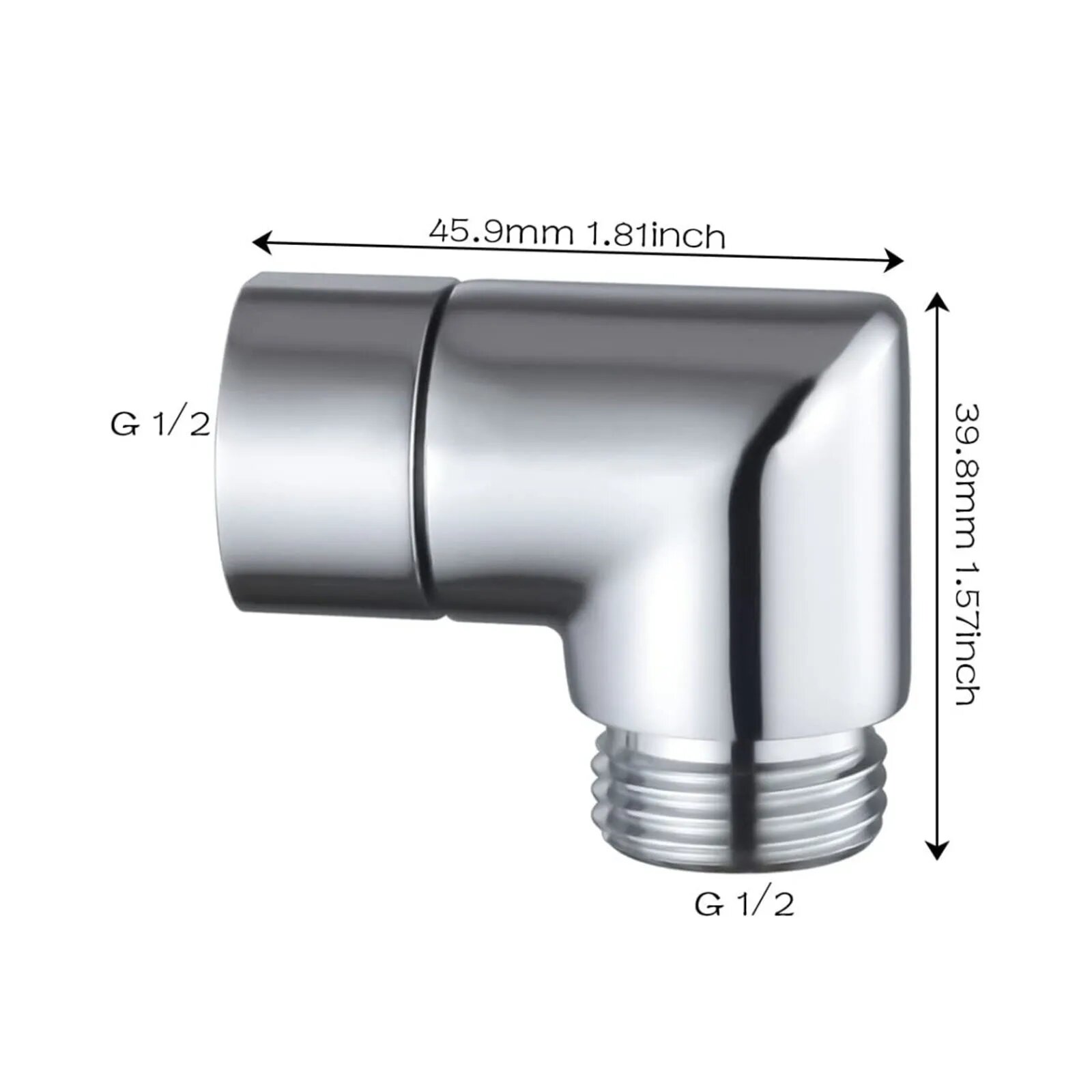 Переходник для душевой лейки G1/2 Right Angle
