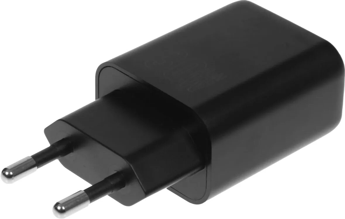 Сетевое зарядное устройство Hoco Gentle PD30W+QC3.0, USB-A, USB-C, 30Вт, 3A, черный