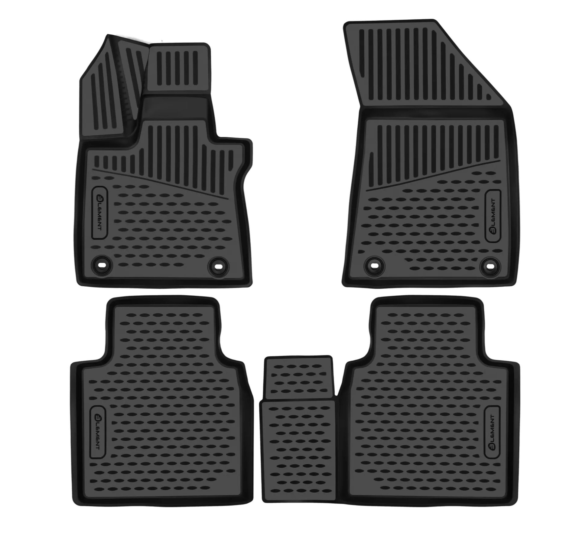Коврики в салон 3D для москвич М70 2025-н. в. Autofamily 4 шт. черный полиуретан, ELEMENT3DAN1197210K