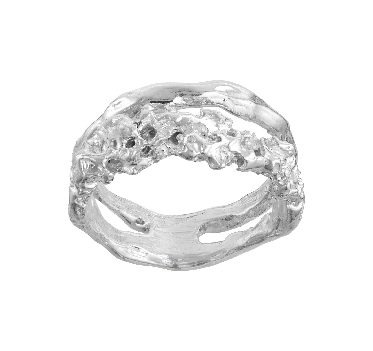 Кольцо переплетенное Moon River Jewelry