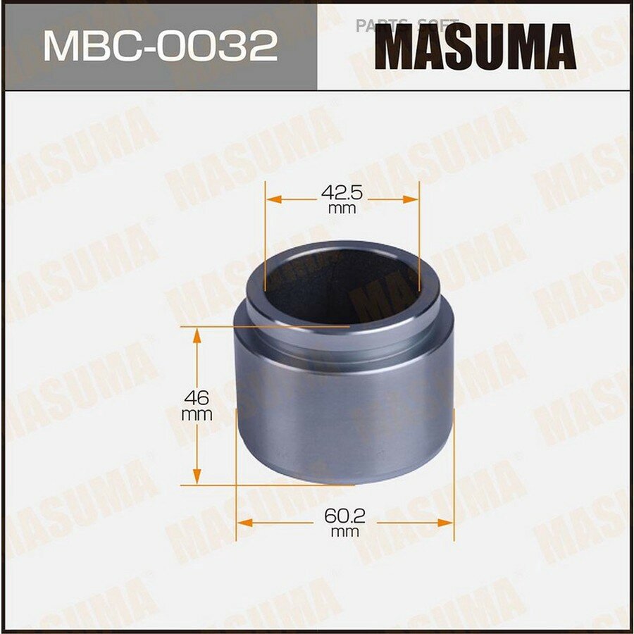 Поршень тормозного суппорта d-60.2 P604601, 150-10379 переднего Masuma MASUMA MBC0032 | цена за 1 шт