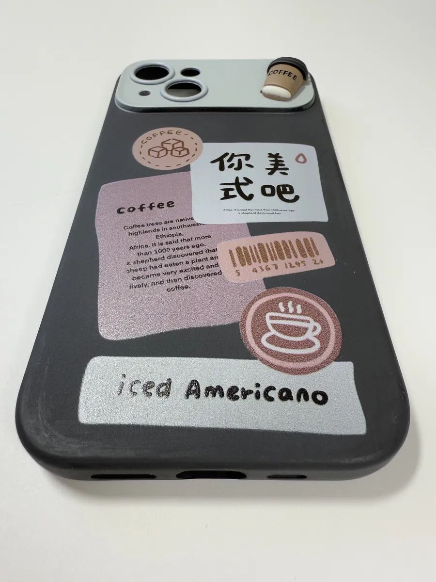 Чехол-Накладка для смартфона Apple iPhone 13, материал силикон, цвет черный — фото 1