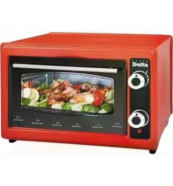 Мини-печь D-0122 37 л 1300 Вт красная 3 режима