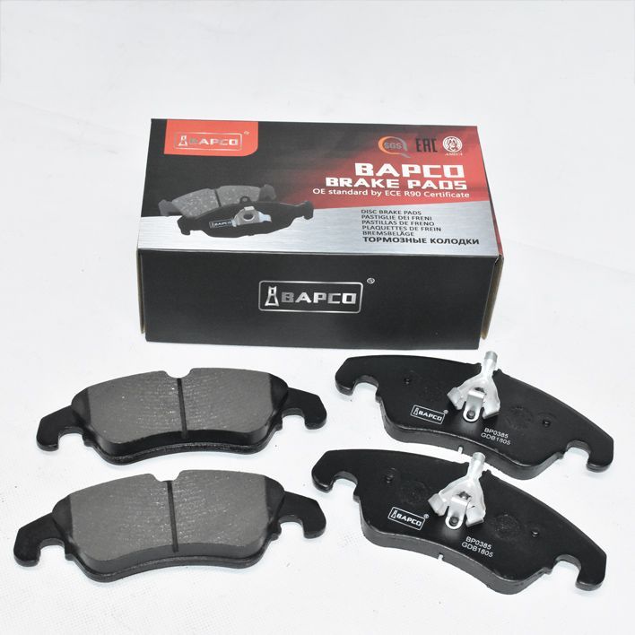 Колодки тормозные для Audi A4, A5, Q5 Trw GDB1768, Bapco BP0385, передние, к-кт 4шт