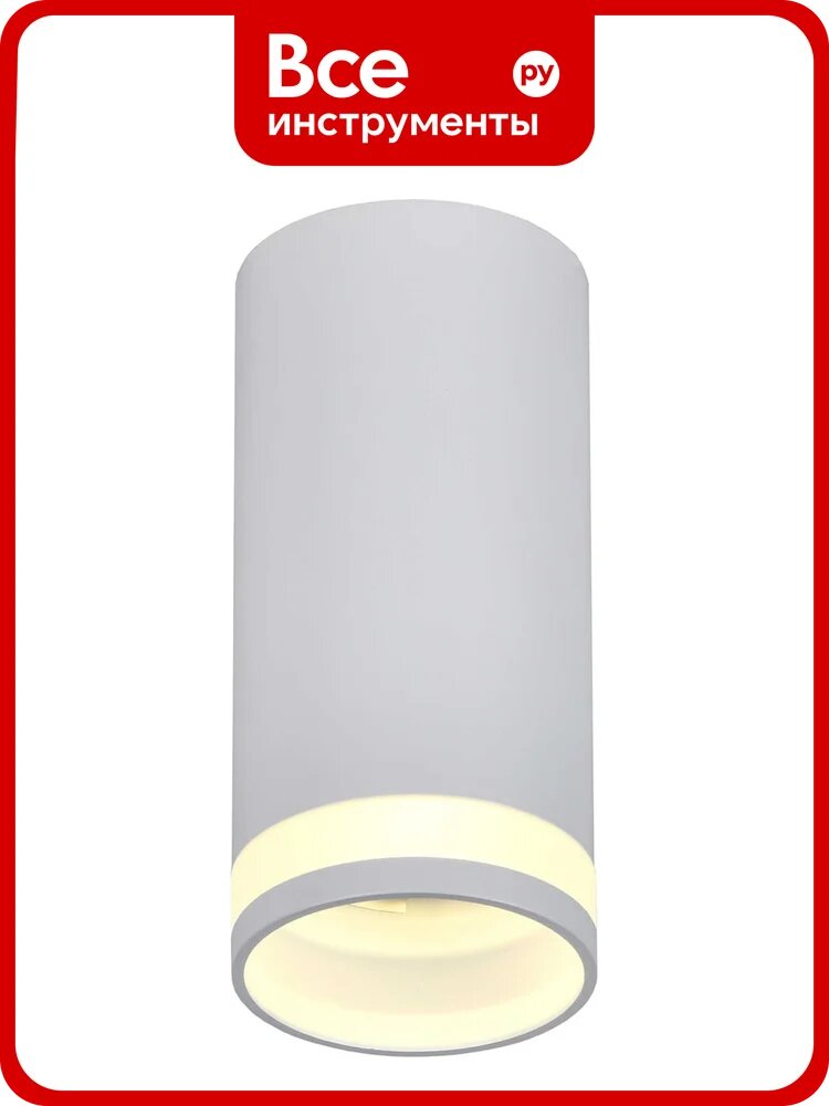 Накладной потолочный светильник IEK Lighting 4005 под лампу gu10 белый LT-UPB0-4005-GU10-1-K01