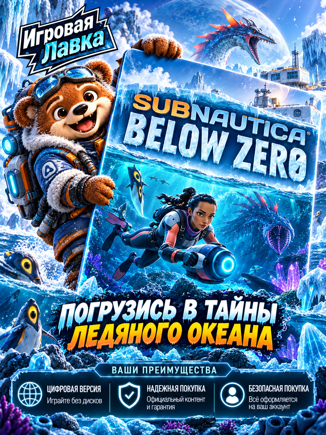 Subnautica: Below Zero Standard Edition для PlayStation | Украина | Цифровая версия