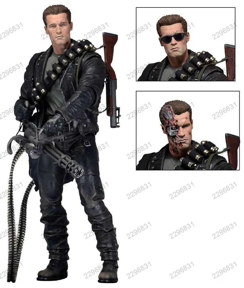 Фигурка Терминатор 2 - Pescadero Escape Terminator Т-800 (18см) Шварц