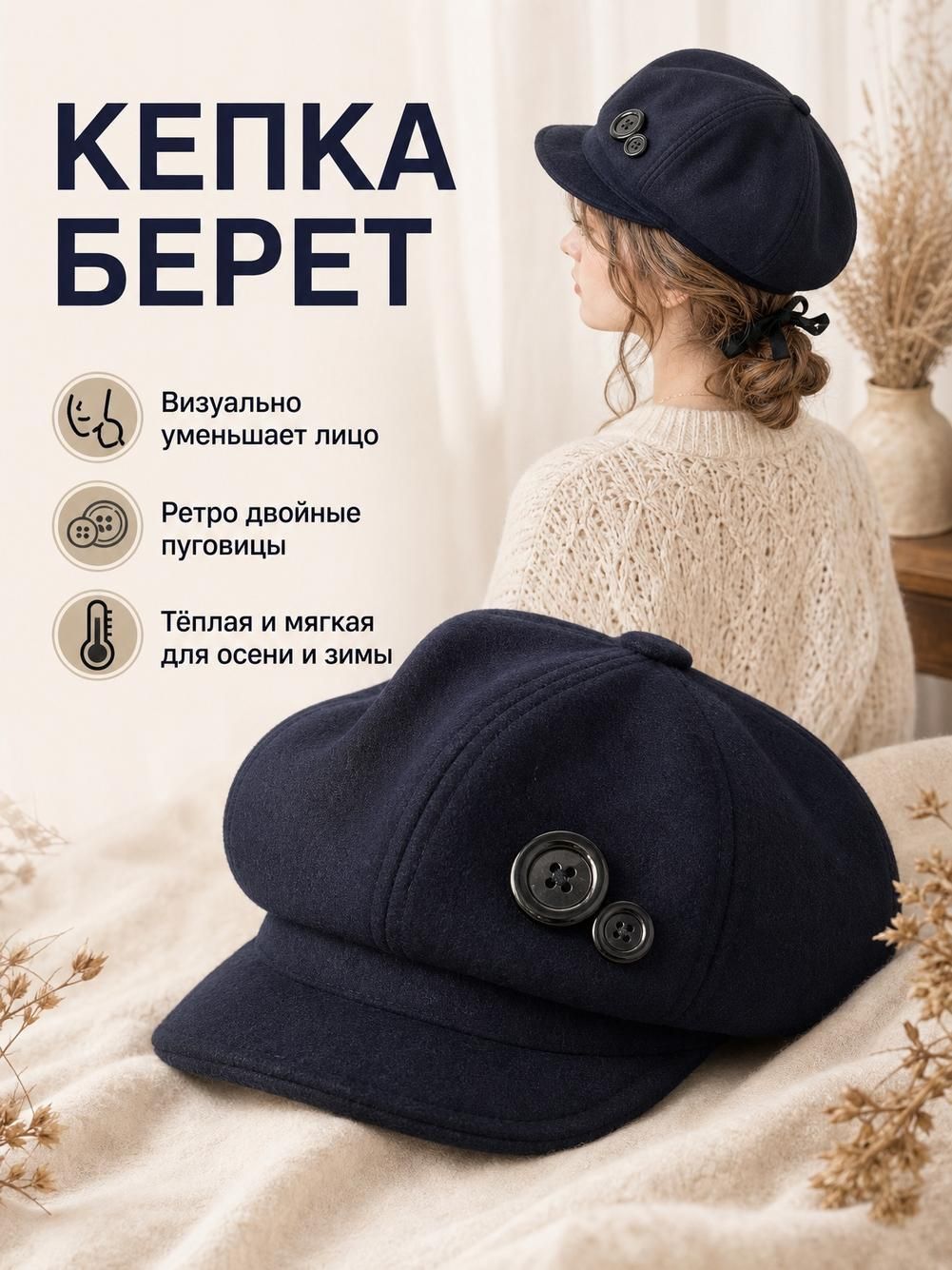Берет  для женщин
