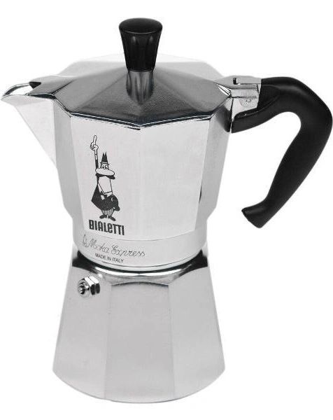 Кофеварка гейзерная электрическая Bialetti Express 1164 серебристая