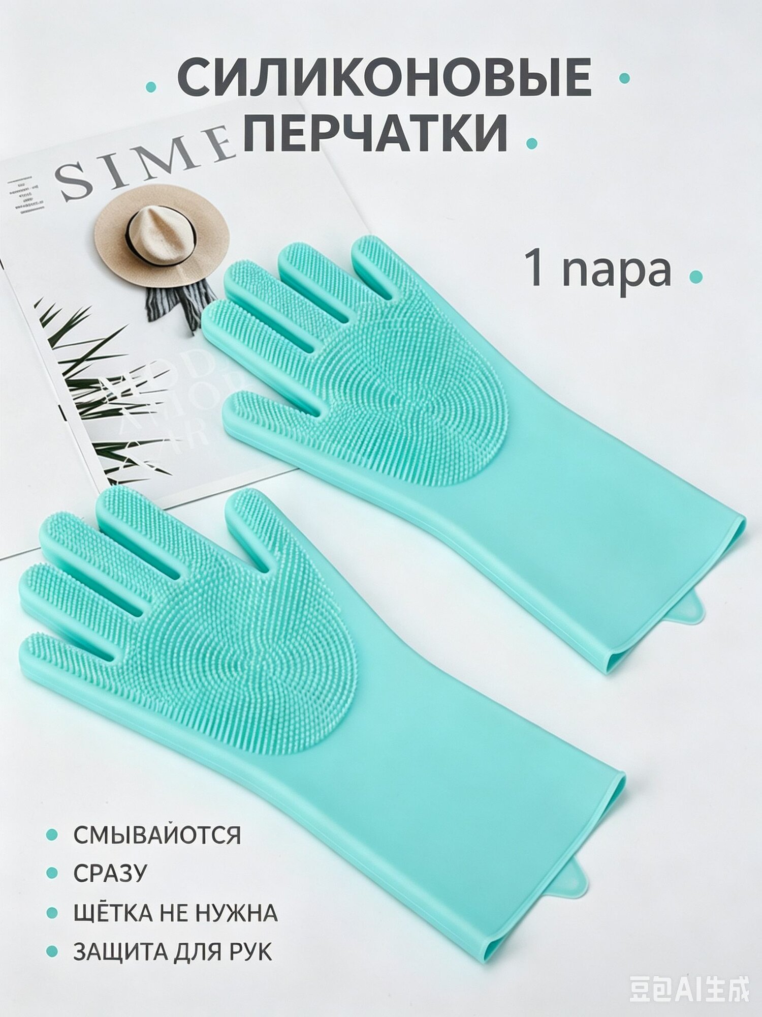 Щетка для посуды, 1 шт