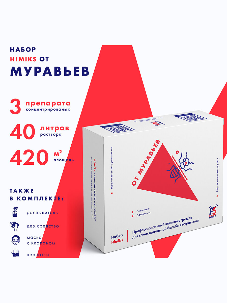Средство от муравьев домашних - Эффективно от насекомых в доме, квартире, на даче - Himiks (Химикс)