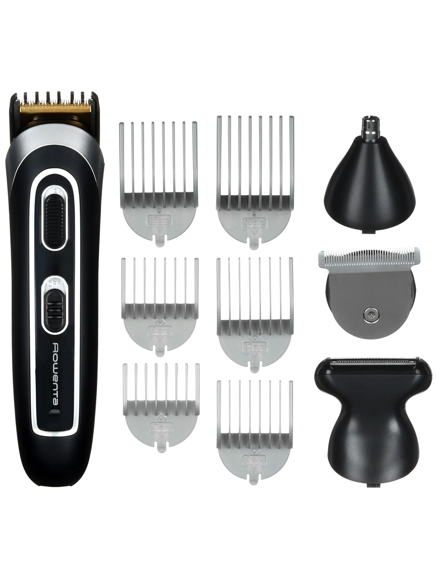 Триммер Rowenta Trim&Style Easy TN9140F4, черный/с
