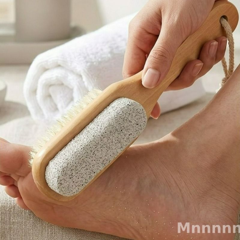 Двусторонняя пилочка для ног массажная щетка ног, 1шт