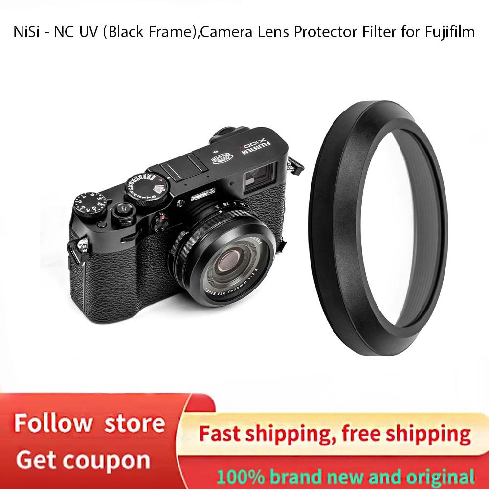 NiSi - NC UV (черная рамка), фильтр защиты объектива камеры для серии Fujifilm X100, ультрафиолетовый фильтр, защита от ультрафиолетового излучения, оптическое стекло, водонепроницаемое нано покрытие